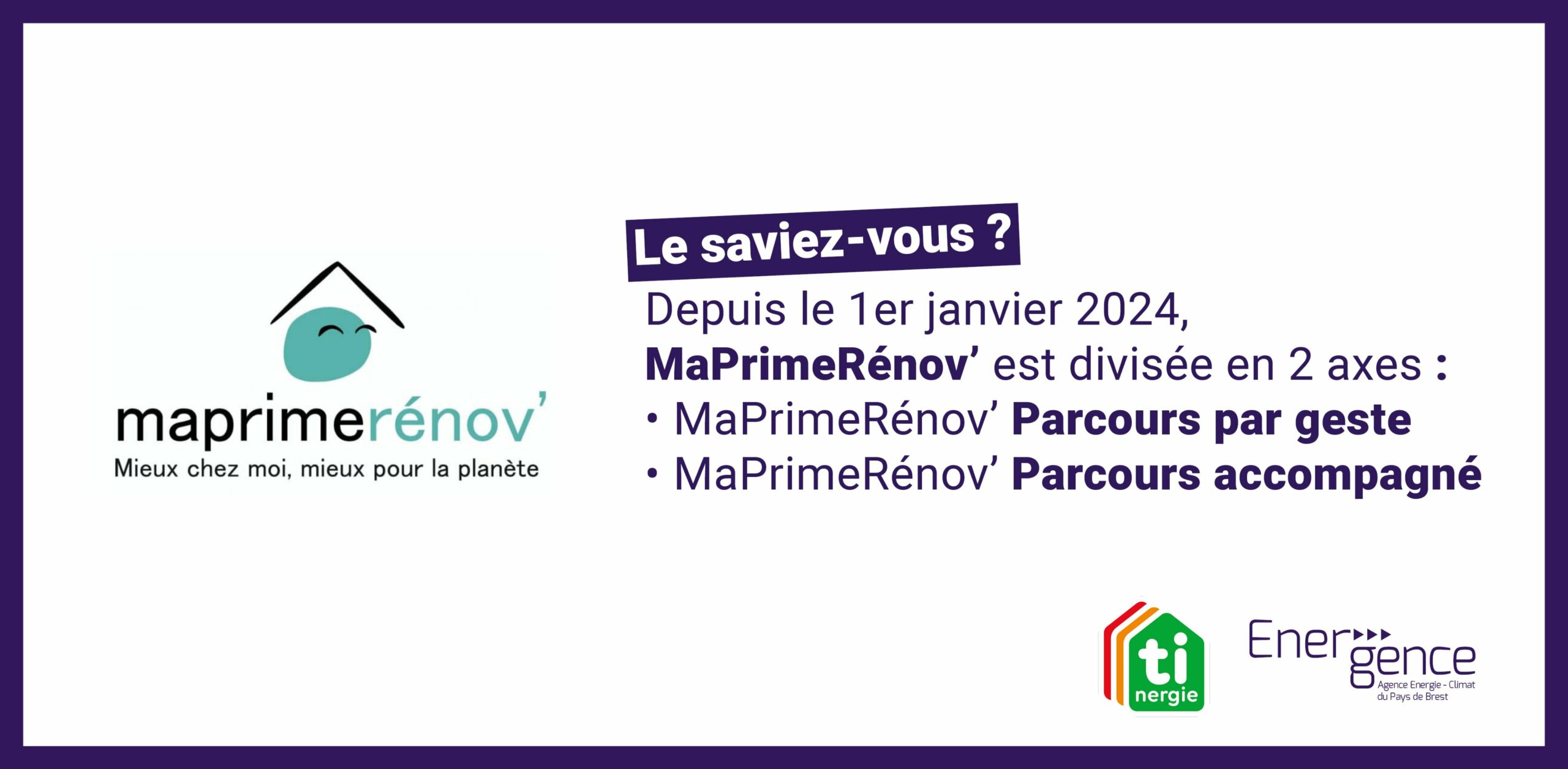 Comprendre ma Prime Rénov' - Plouguerneau